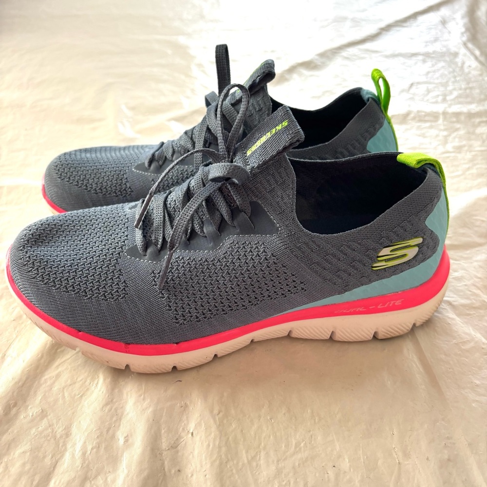 Skechers Flex Appeal 2.0 Stretch Knit Slip-On Sneaker… - Gem